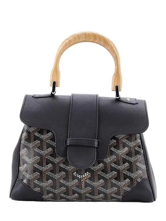 GOYARD Saigon Top Handle Bag - Black