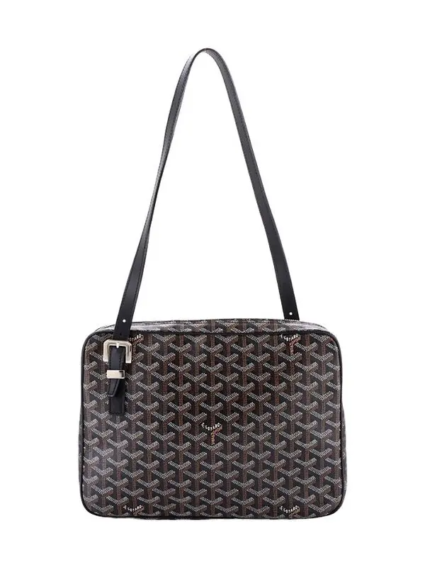 GOYARD Gm Yona Bag Coated Canvas - Black