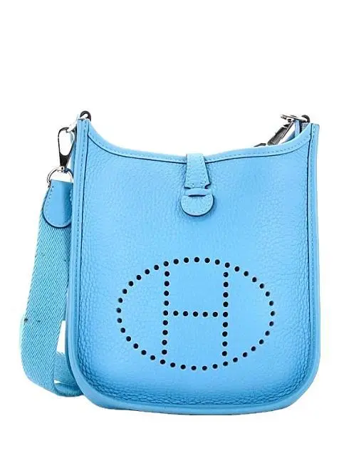 HERMES Tpm Evelyne Bag Gen Iii Clemence - Blue
