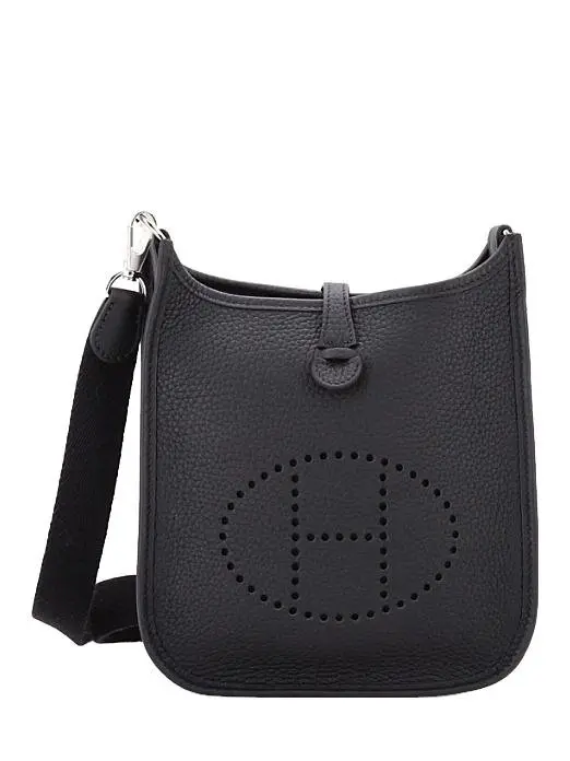 Hermès Tpm Evelyne Bag Gen Iii Clemence - Black