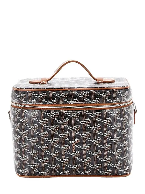 GOYARD Muse Vanity Case Coated Canvas - Brown
