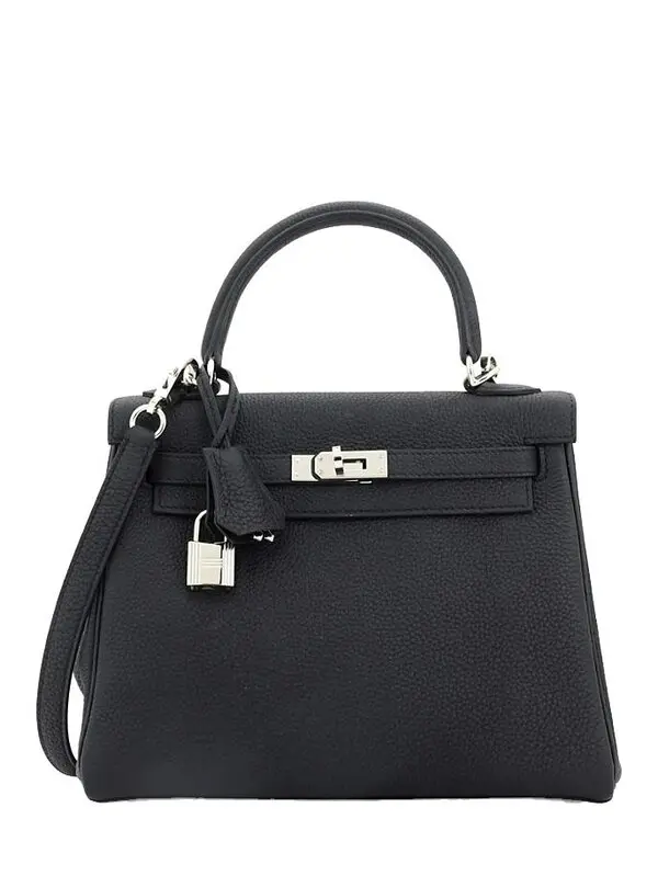 HERMES Kelly 25 Handbag - Noir