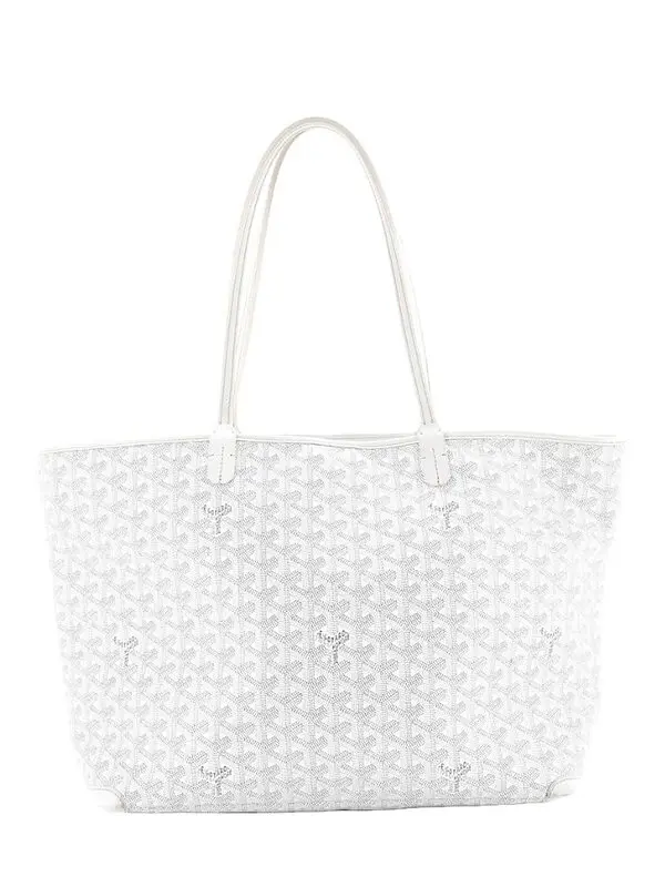 GOYARD Mm Artois Tote Coated Canvas - White