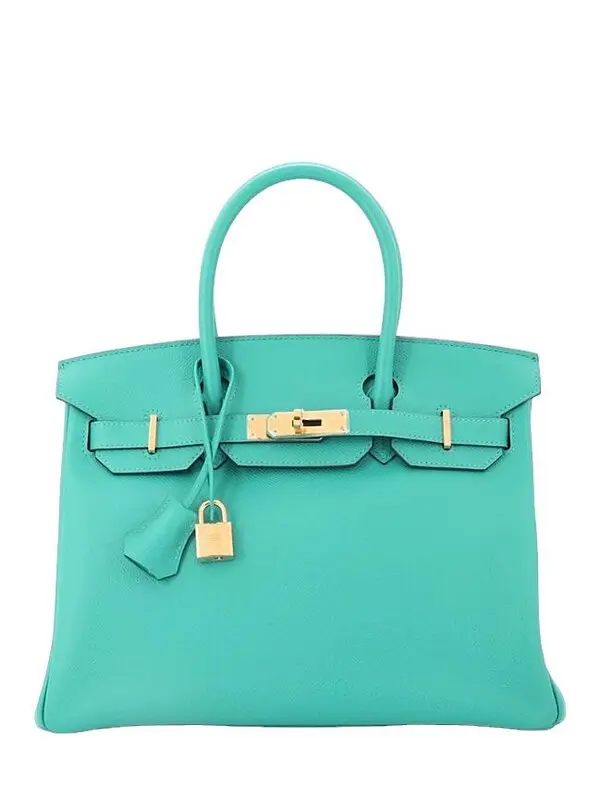 HERMES Birkin 30 Handbag - Vert Verone