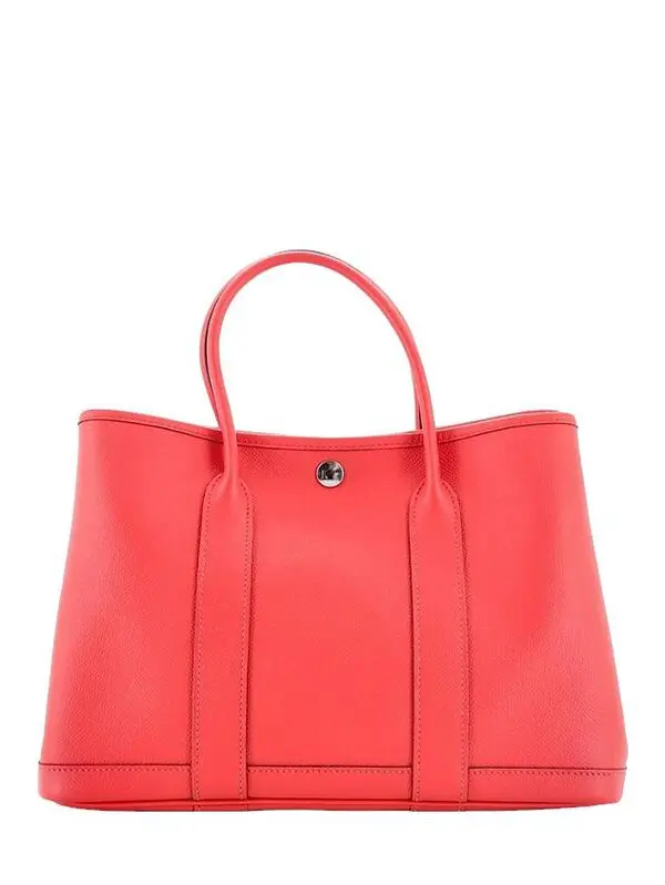 HERMES 30 Garden Party Tote - Red