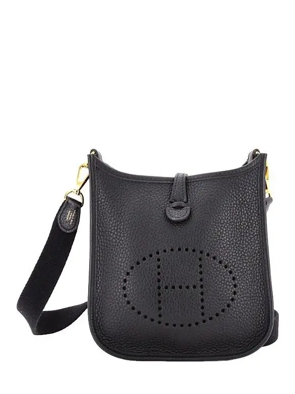 Hermès Tpm Evelyne Bag Gen Iii Clemence - Black