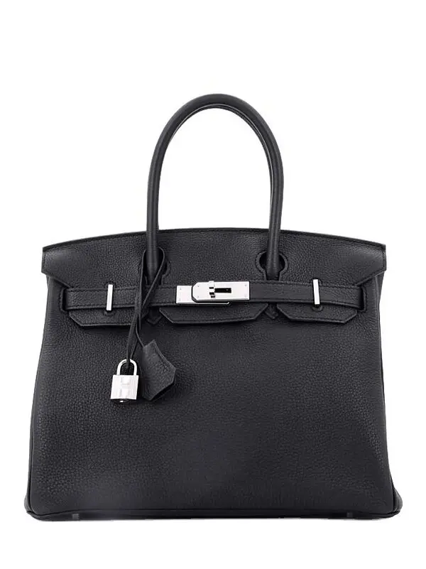 HERMES Birkin 30 Handbag - Noir
