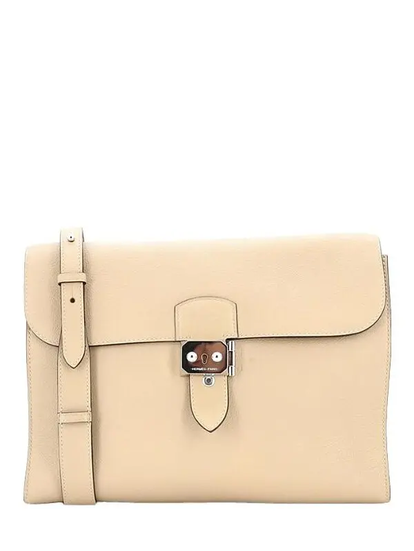 HERMES 29 Sac A Depeches Messenger Bag Verso Evergrain - Neutral