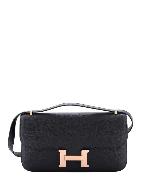 Hermès 25 Constance Elan Nm Bag Epsom - Black
