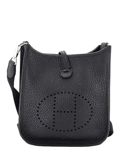 HERMES Hermès Tpm Evelyne Bag Gen Iii Clemence - Black