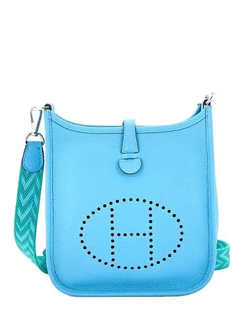 HERMES Tpm Evelyne Bag Gen Iii Clemence - Blue