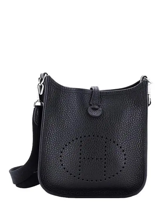 Hermès Tpm Evelyne Bag Gen Iii Clemence - Black