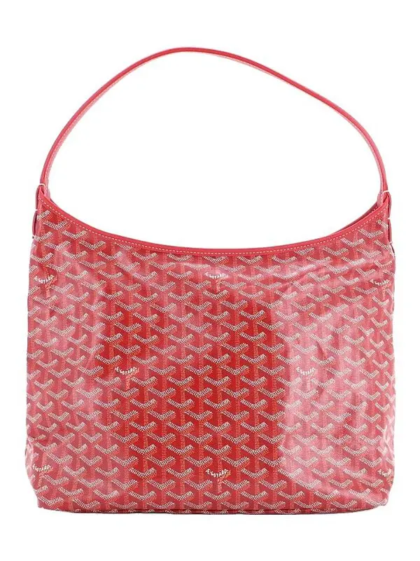 GOYARD Boheme Hobo Coated Canvas - Red