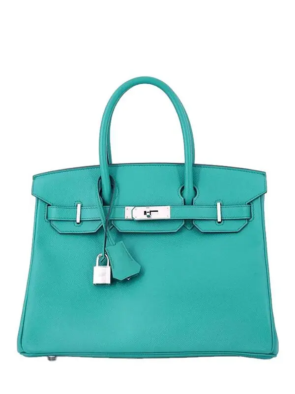 Hermès Birkin 30 Handbag - Bleu Paon