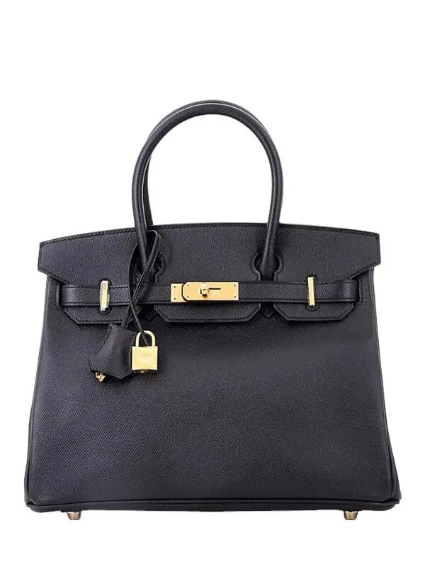 HERMES Birkin 30 Handbag - Noir