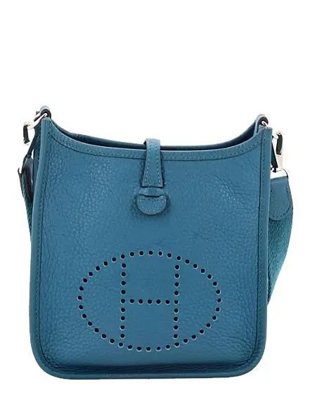 HERMES Tpm Evelyne Gen Iii Clemence Bag - Green