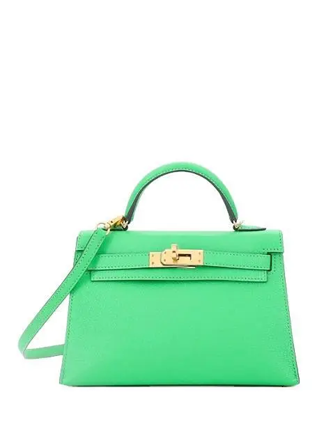 Hermès Kelly 20 Handbag - Vert Comics