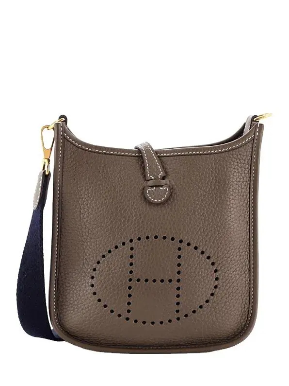 Hermès Tpm Evelyne Bag Gen Iii Clemence - Gray
