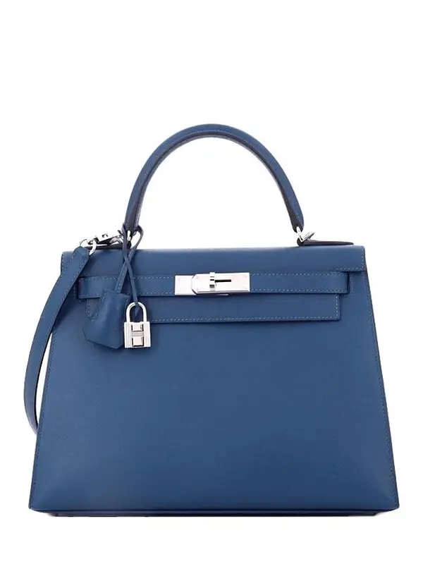 Hermès Kelly 28 Handbag - Deep Blue