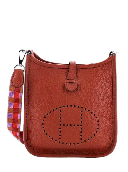 HERMES Hermès Tpm Evelyne Bag Gen Iii Clemence - Brown