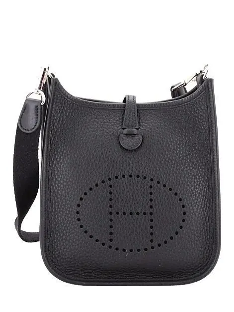 Hermès Tpm Evelyne Bag Gen Iii Clemence - Black
