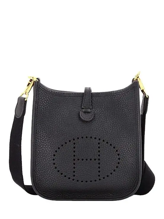 Hermès Tpm Evelyne Bag Gen Iii Clemence - Black