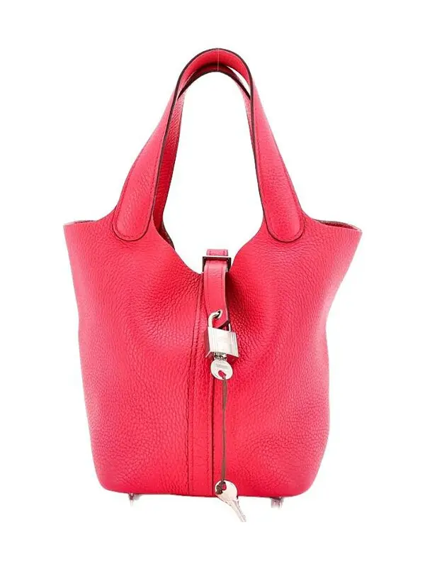 HERMES Picotin Lock Bag Clemence - Pink