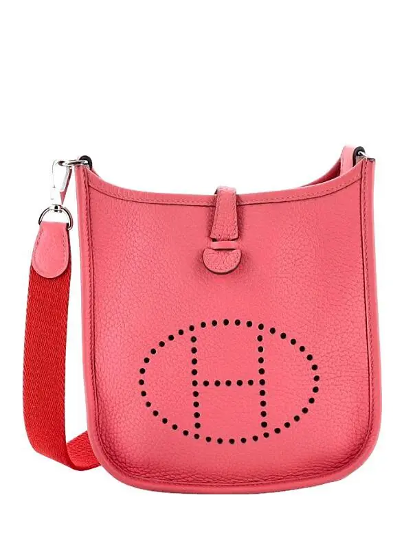 HERMES Tpm Evelyne Bag Gen Iii Clemence - Pink