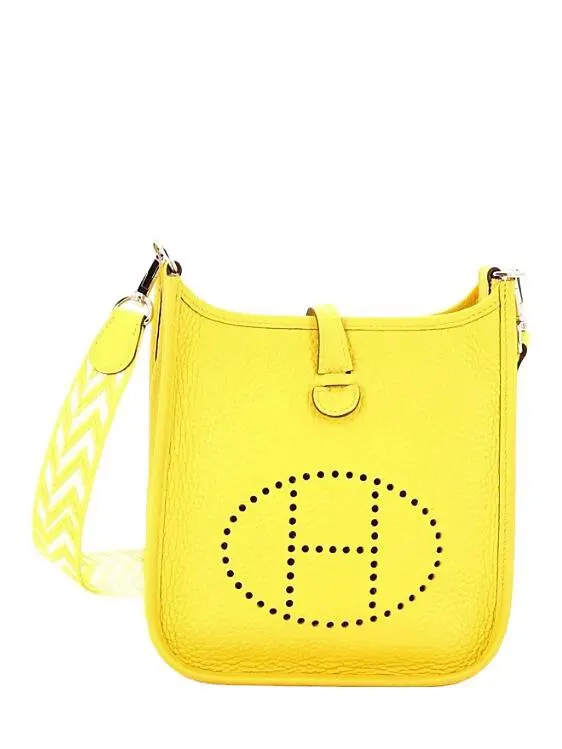 HERMES Hermès Tpm Evelyne Iii Bag Clemence - Yellow