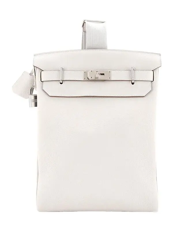 HERMES Gm Hac A Dos Backpack Togo - White