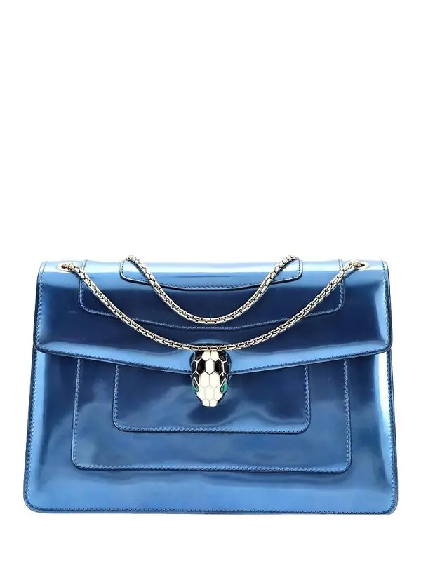 BVLGARI Serpenti Forever Shoulder Bag - Blue