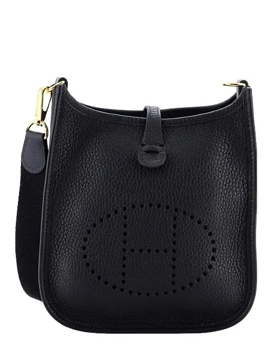 Hermès Tpm Evelyne Bag Gen Iii Clemence - Black