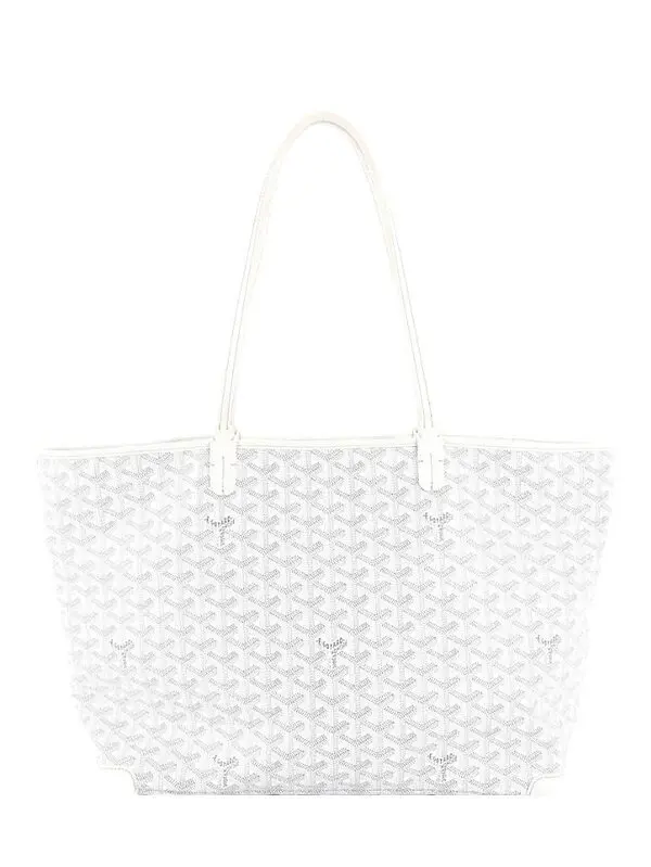 GOYARD Gm Artois Tote Coated Canvas - White