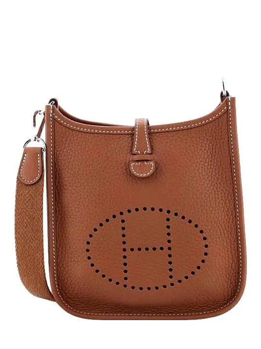 HERMES Tpm Evelyne Bag Gen Iii Clemence - Brown