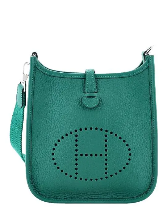 HERMES Tpm Evelyne Gen Iii Crossbody Bag - Green