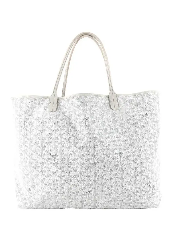 GOYARD Gm Saint Louis Tote Coated Canvas - White