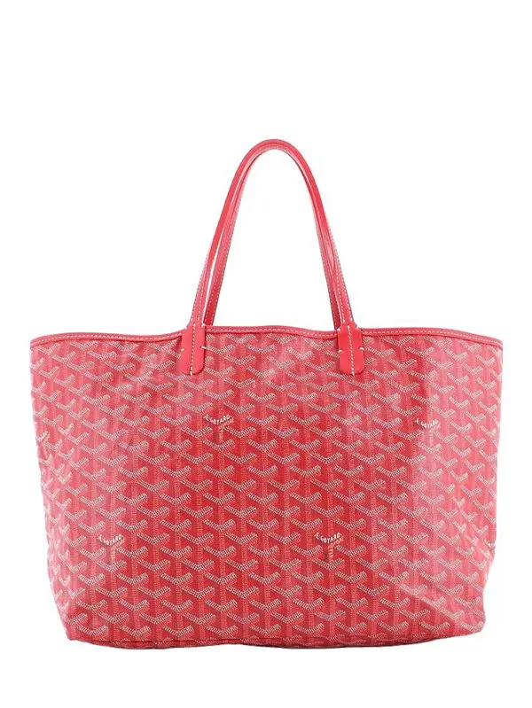 GOYARD Gm Saint Louis Tote Coated Canvas - Red