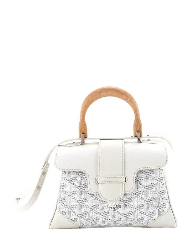 GOYARD Saigon Top Handle Bag - White