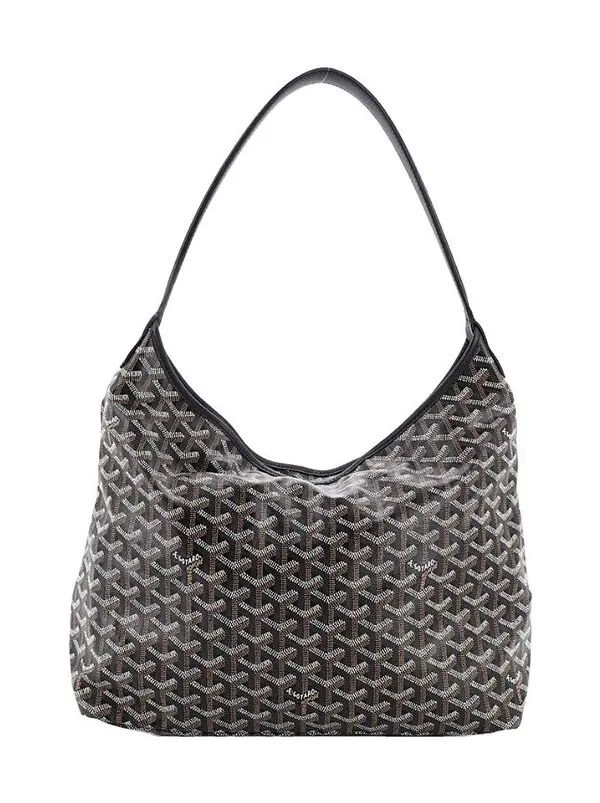 GOYARD Boheme Hobo Printed Coated Canvas - Black