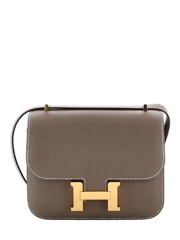 HERMES 18 Constance Nm Bag Epsom - Gray