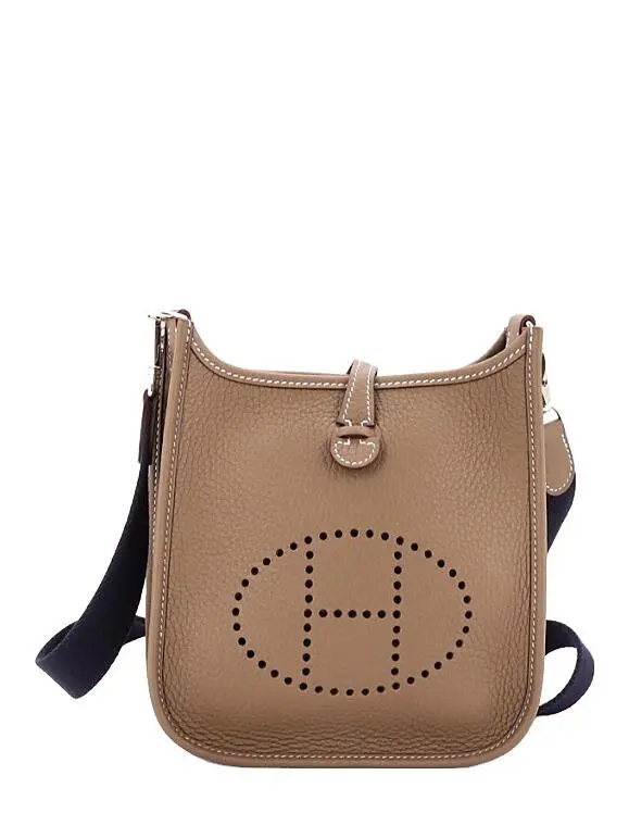 HERMES Tpm Evelyne Bag Gen Iii Clemence - Gray