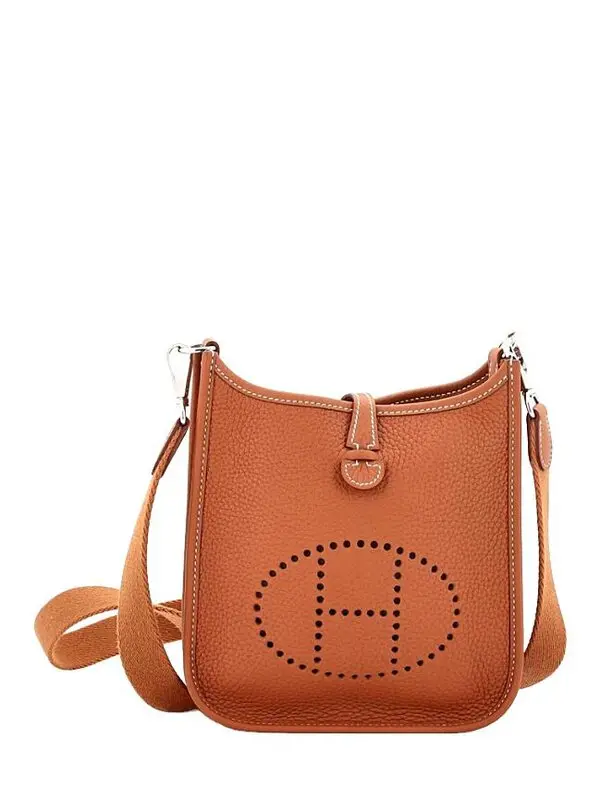 Hermès Tpm Evelyne Bag Gen Iii Clemence - Brown