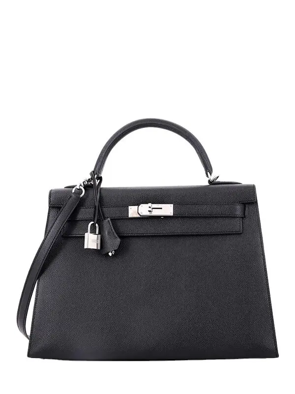 HERMES Kelly 32 Handbag - Noir