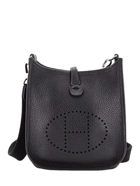 Hermès Tpm Evelyne Bag Gen Iii Clemence - Black