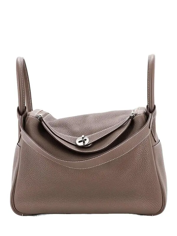 HERMES 30 Lindy Bag Clemence - Gray