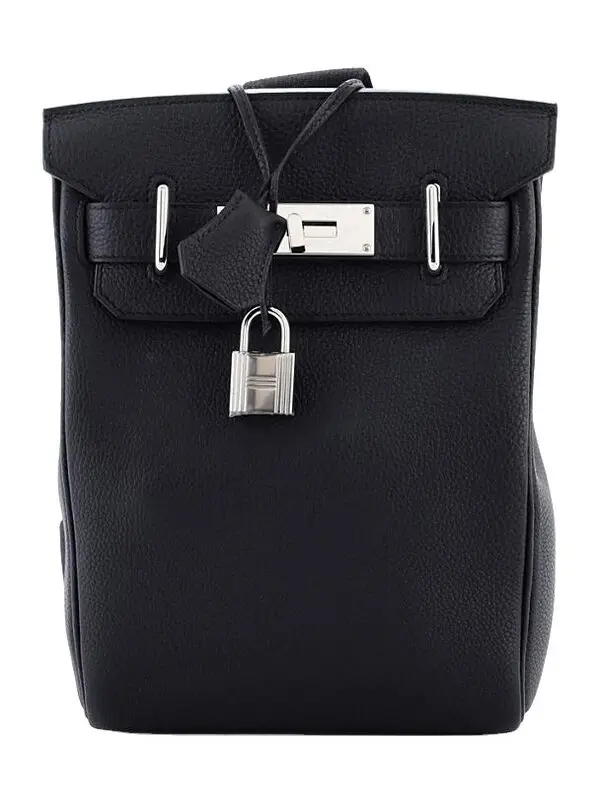 HERMES Pm Hac A Dos Backpack Togo - Black