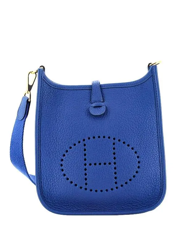 HERMES Evelyne Tpm Gen Iii Crossbody - Blue