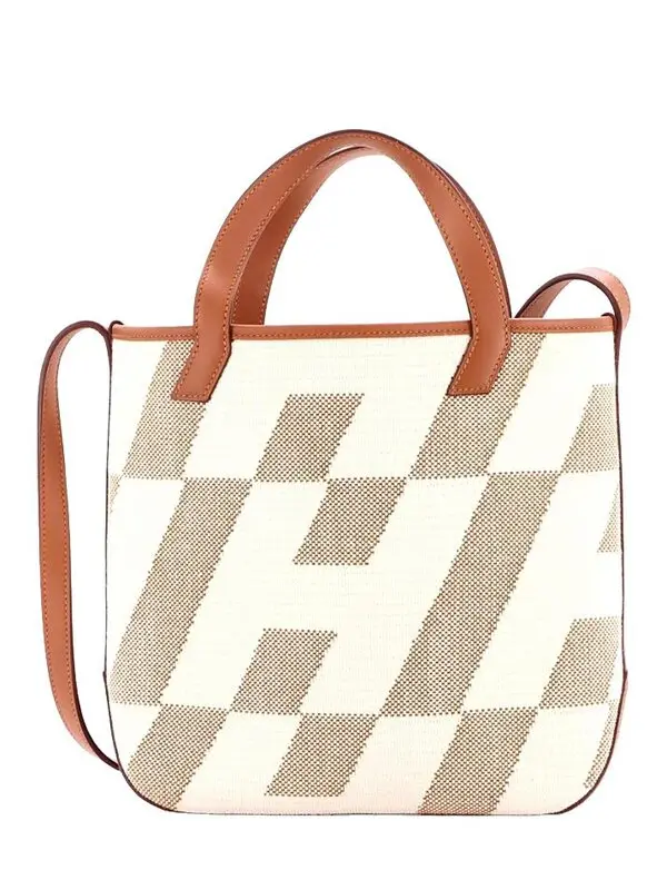 HERMES 27 Cabas H En Biais Tote - Brown