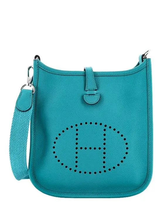 HERMES Tpm Evelyne Bag Gen Iii - Teal