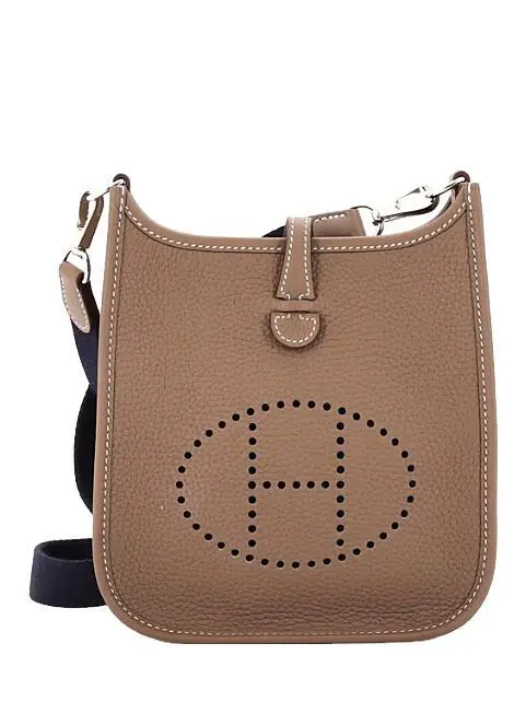 HERMES Tpm Evelyne Bag Gen Iii Clemence - Gray
